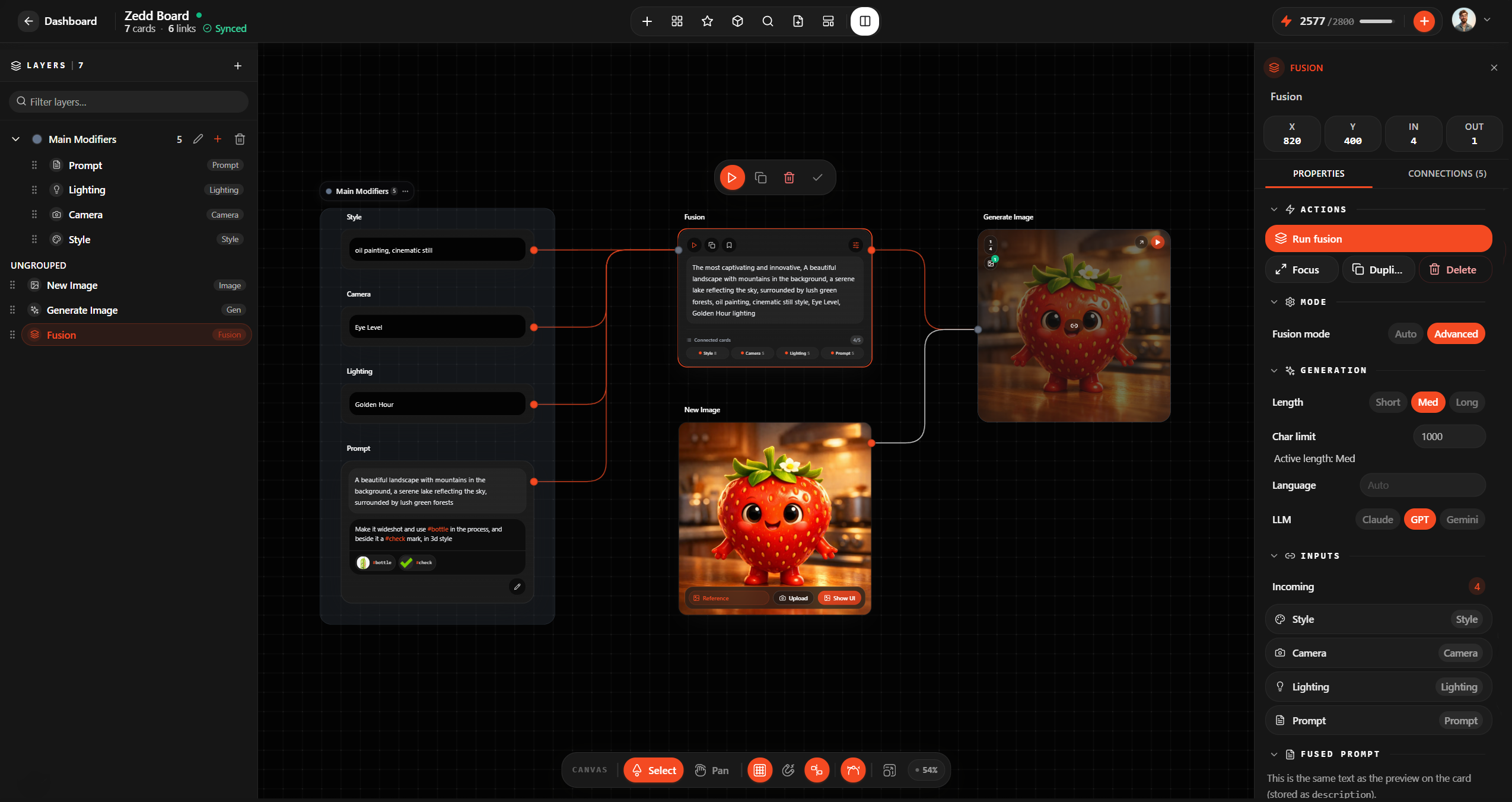 Nompt - Visual Prompt Engineering Studio for AI Image Generation